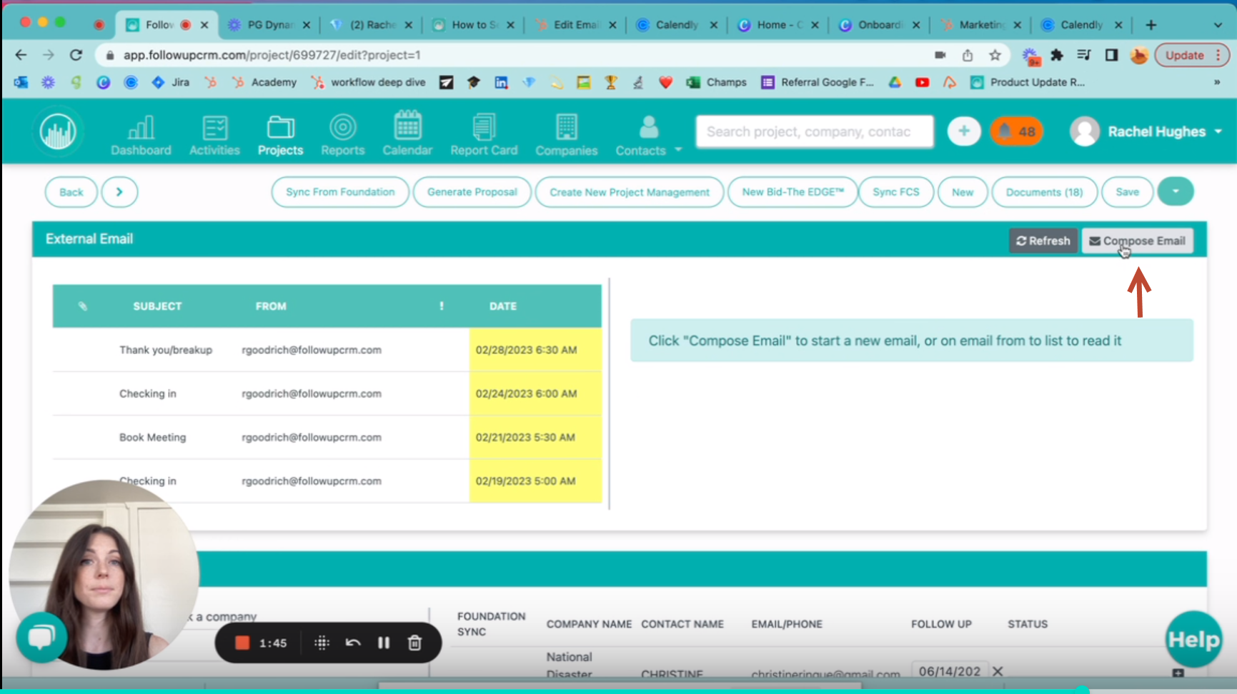 How to Track Email Exchanges in Followup
