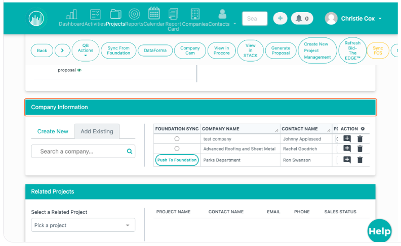 Company Information Section Overview
