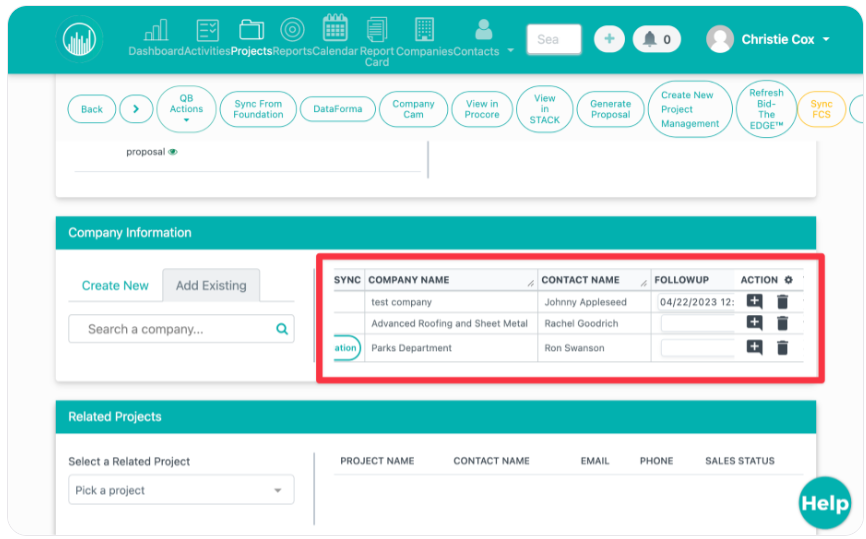 Company Information Section Overview