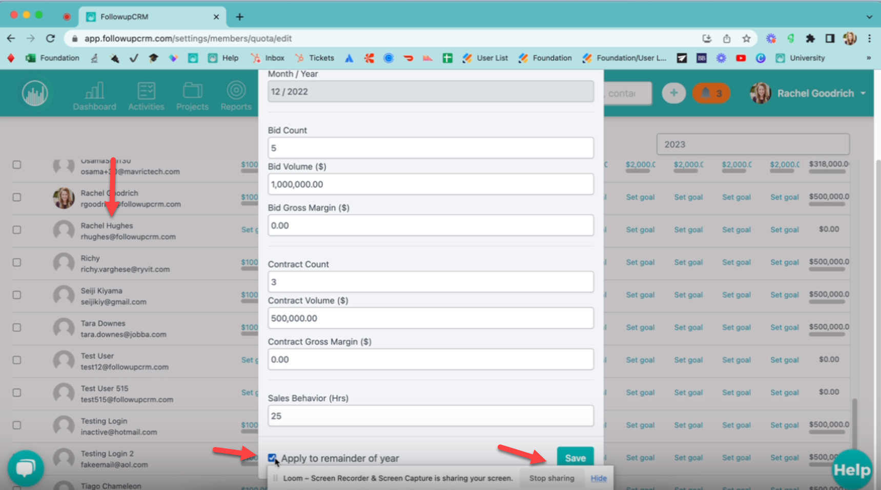 How to Set Up Quotas and Goals For Your Team