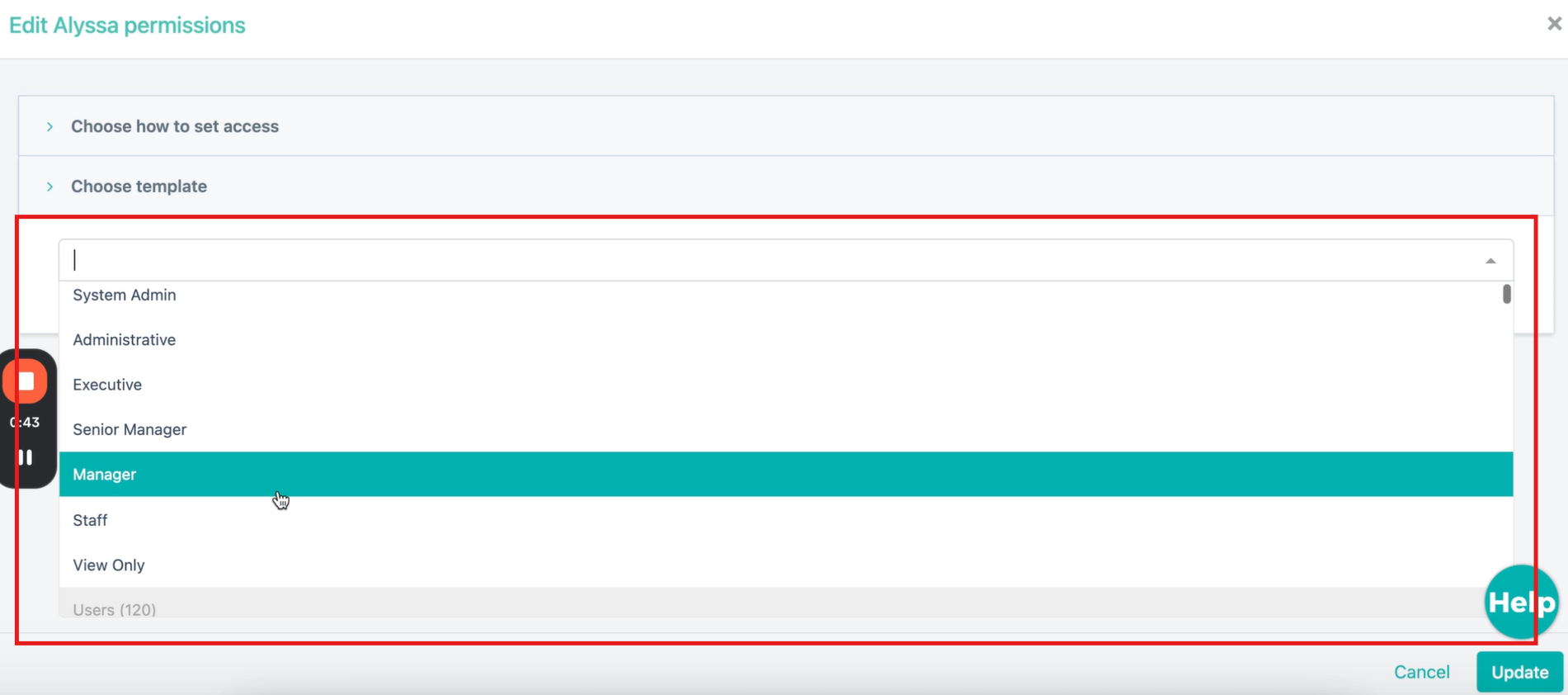 How to customize unique user permissions